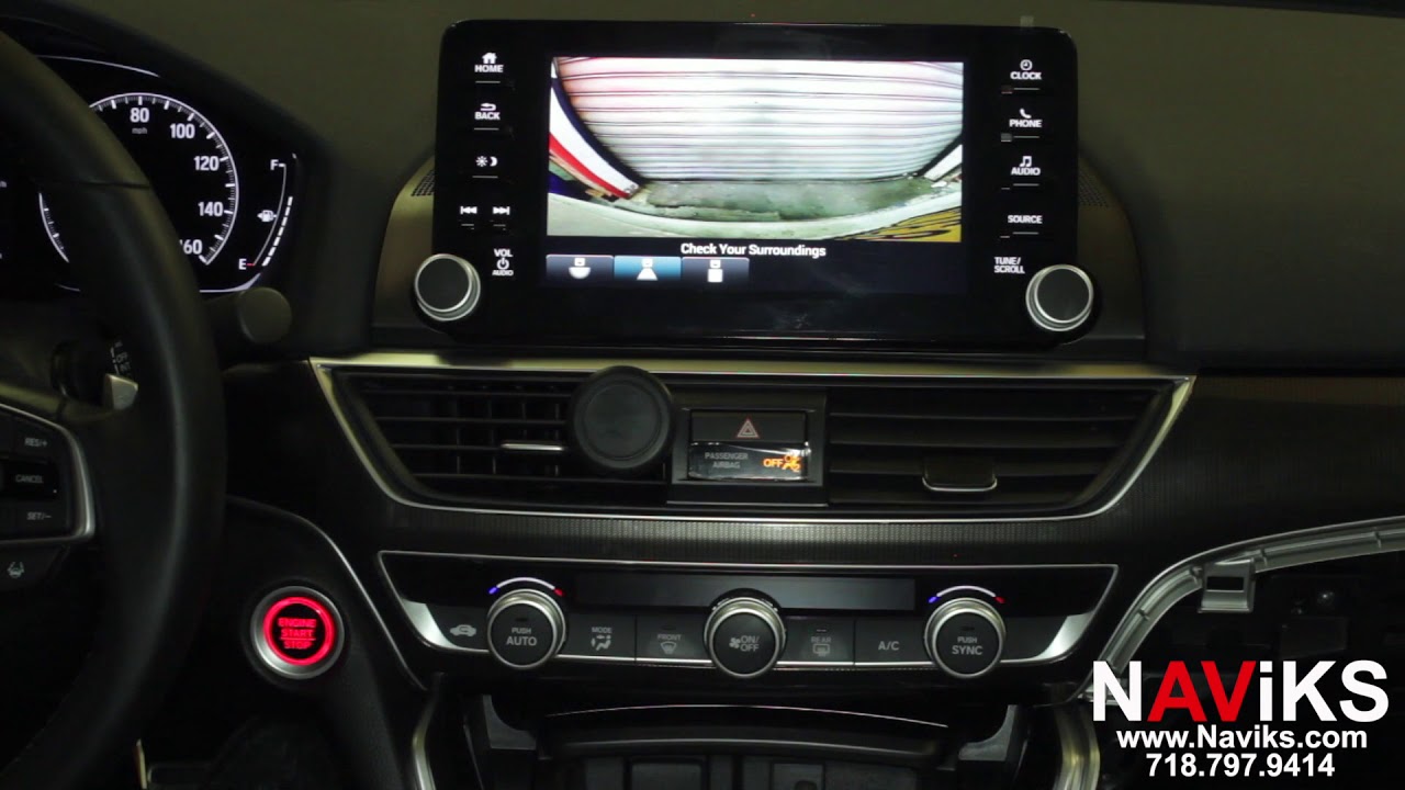 2018 Honda Accord (Sport, EX, EX-L, Touring) NAViKS Front Camera ...