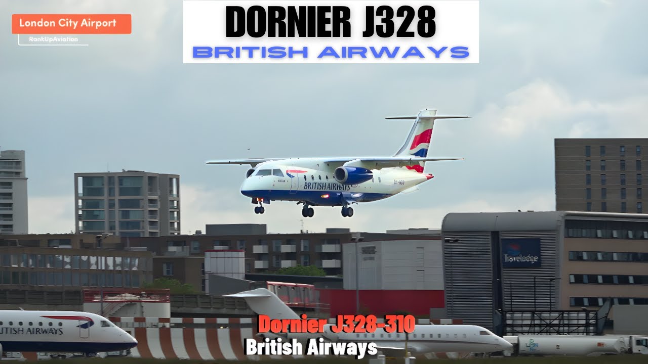 SMALLEST British Airways | Live London City Airport - YouTube