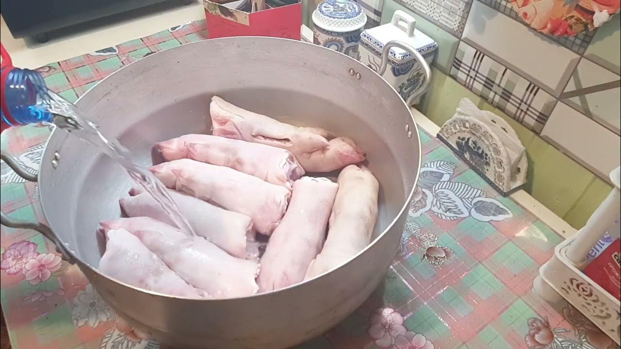 Хаш из свиных ножек - YouTube
