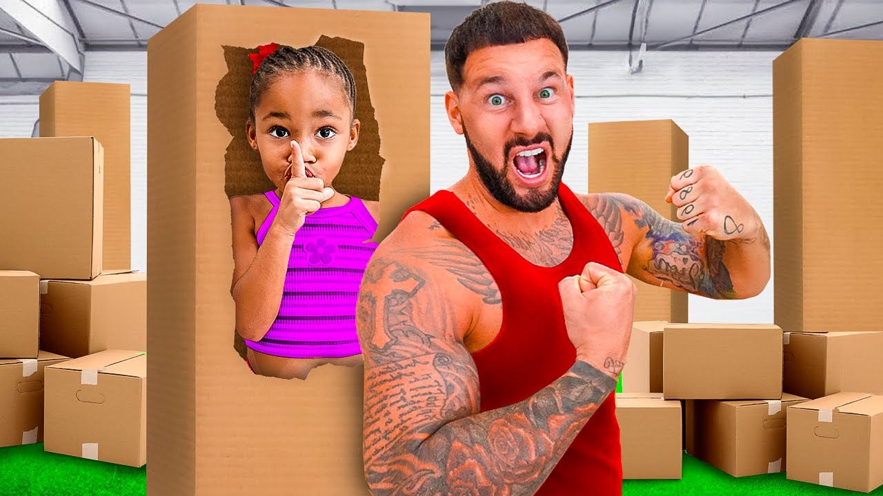 Extreme HIDE AND SEEK In Boxes Challenge! - YouTube