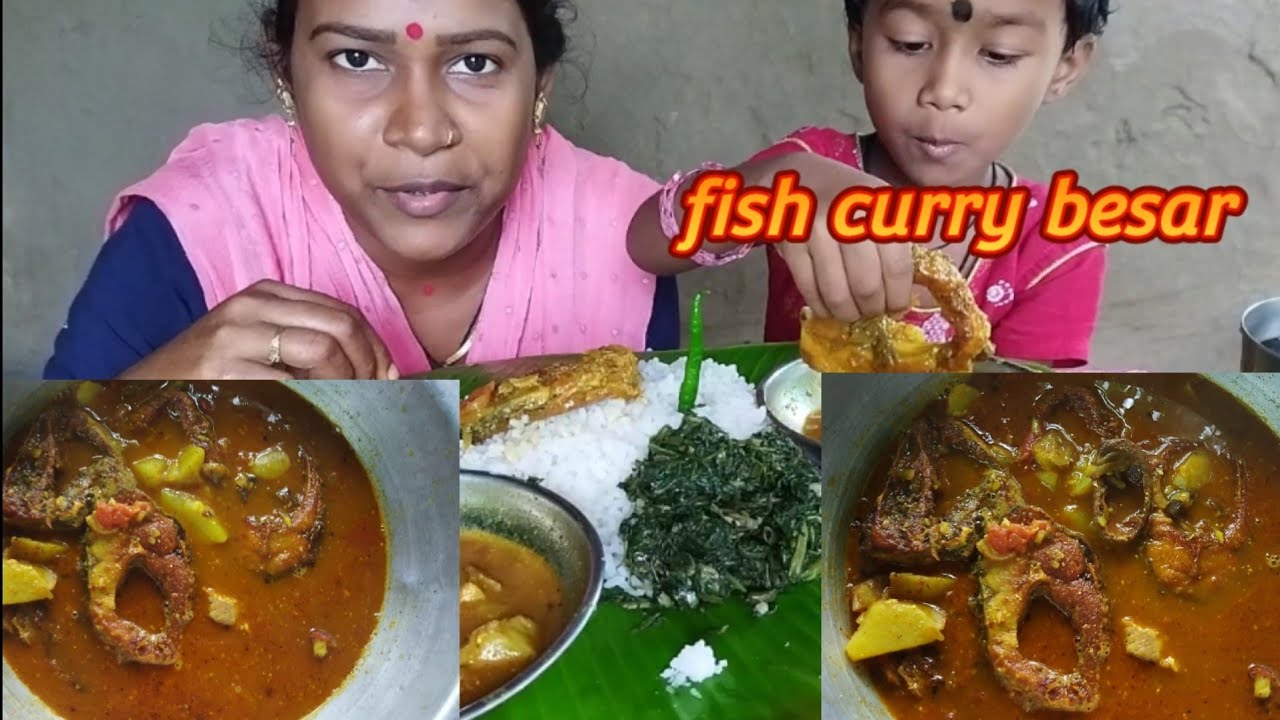 Eating fish curry|ମାଛ ବେସର ;ସୋରିଷ ମାଛ ତରକାରି//machha vaja recipe ...