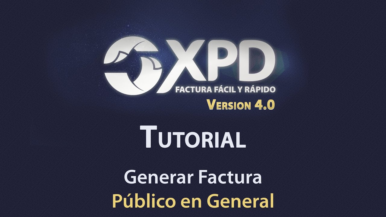 Cómo emitir una factura al Público en General con CFDI 4.0 - YouTube