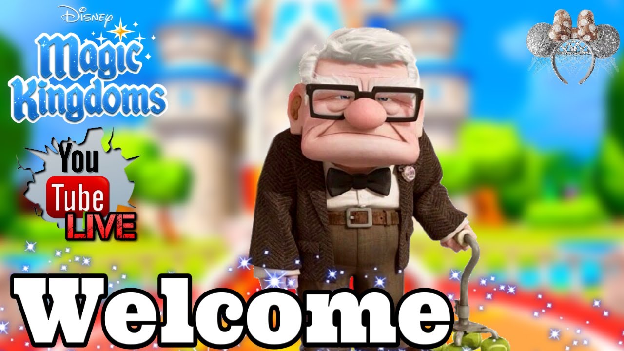 Welcome Carl Fredricksen! Join Me the Disney Magic Kingdoms Event ...
