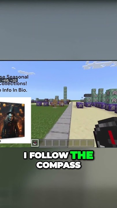 How To Make Compass Tracker In Minecraft Bedrock Command Blocks ...