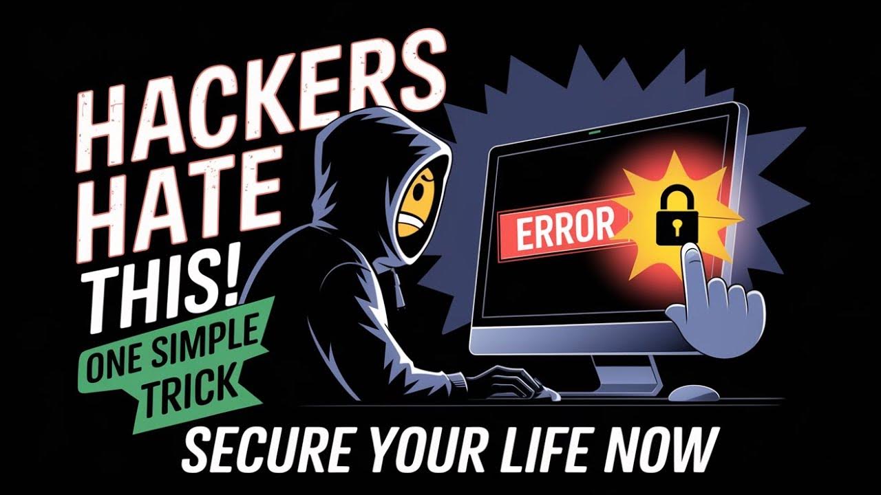 Hackers HATE This One Simple Trick - Secure Your Online Life NOW! - YouTube