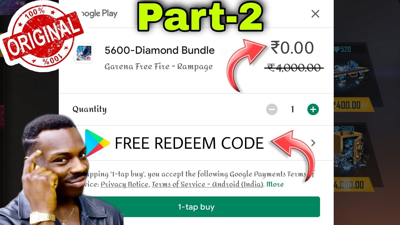😱OMG: ₹4000 Free Redeem Code || How To Get Free Redeem Code || Free ...