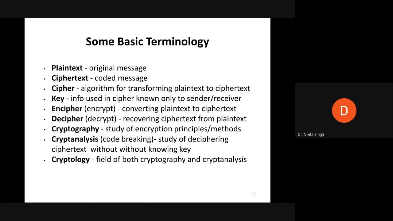 Lecture 11: Introduction to Encryption Algorithms - YouTube