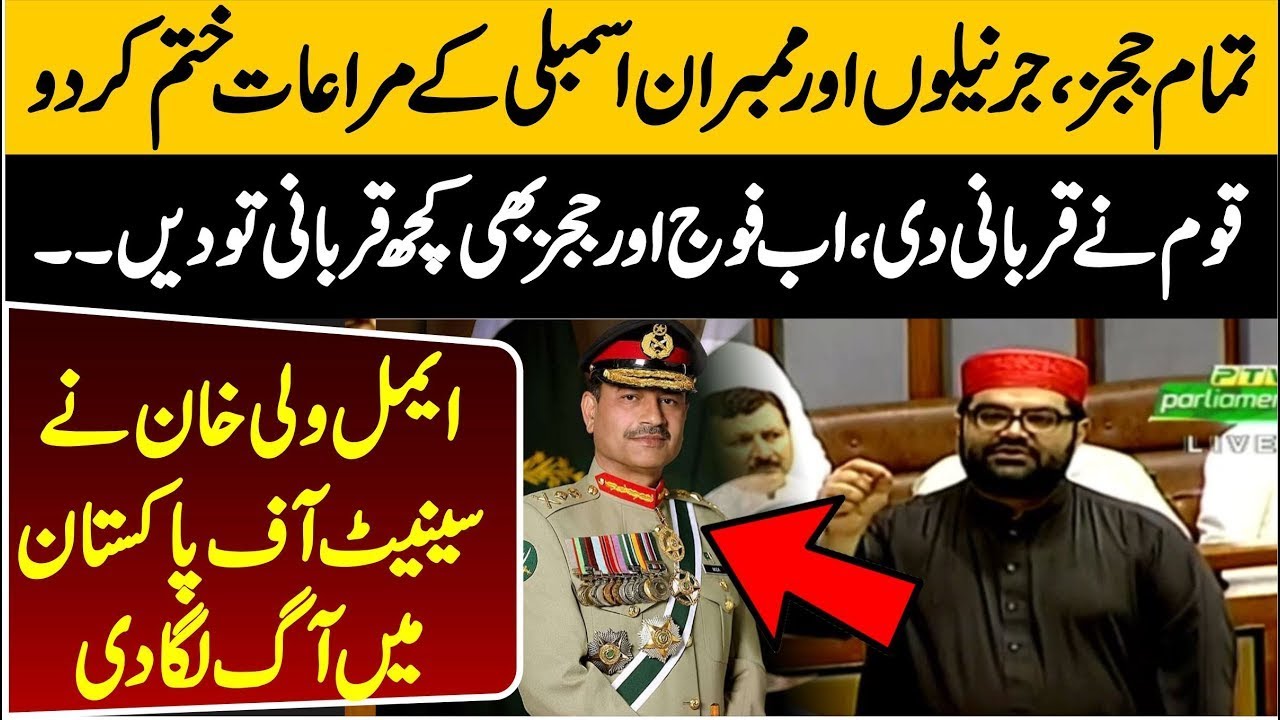 🔥 ANP’s Aimal Wali Khan’s Sensational & Emotional Speech on Army ...