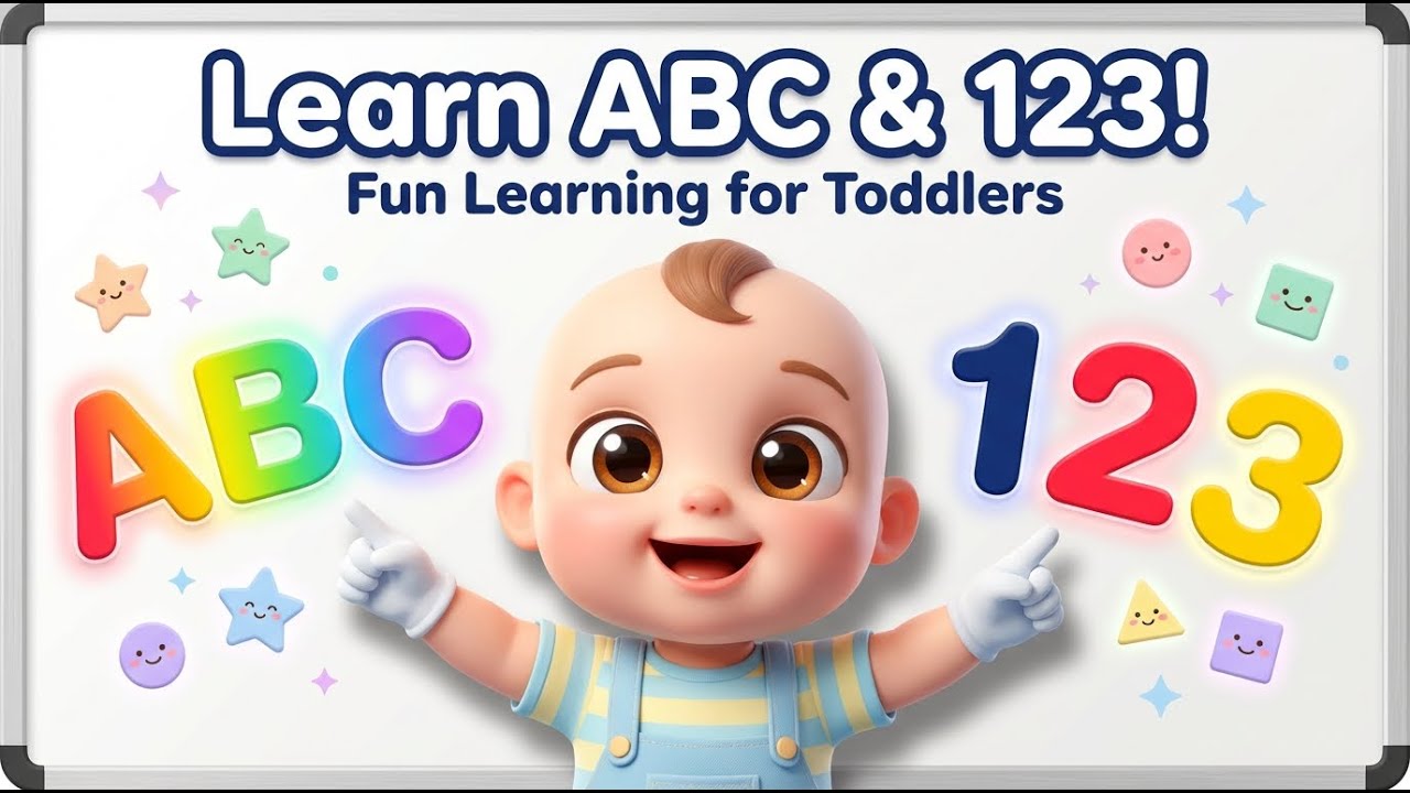 “Learn ABC & 123 for Toddlers 👶 Fun Alphabet & Numbers Video” - YouTube