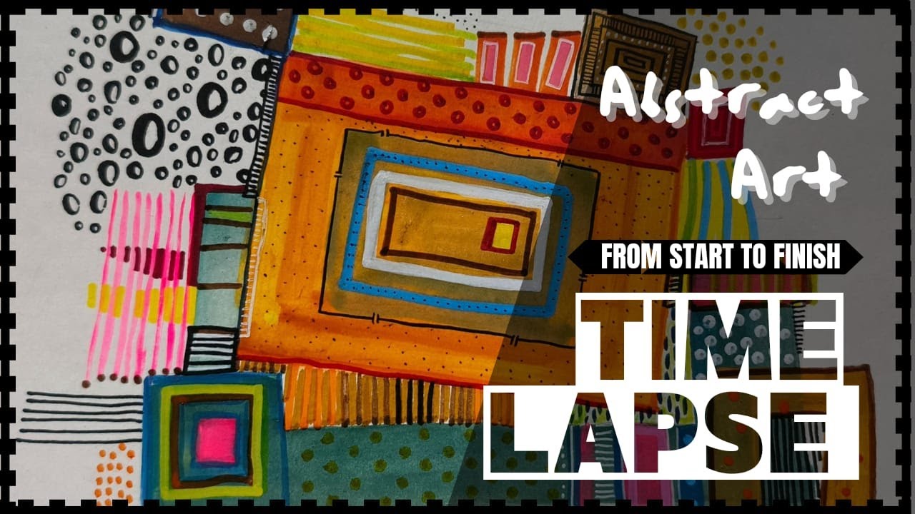 Abstract Art Time-Lapse/Painting/Relaxing Art Video Watch a Masterpiece ...