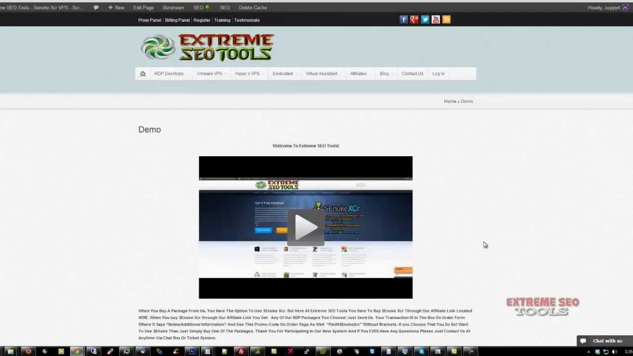 Extreme SEO Tools - Demo Video For Your Senuke Xcr VPS - Scrapebox VPS ...