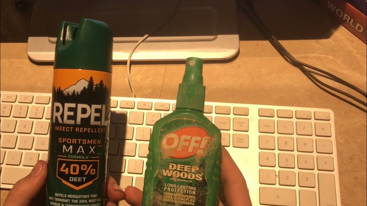“aerosol” or “pump” (which works better?) clear explanation, off repel ...
