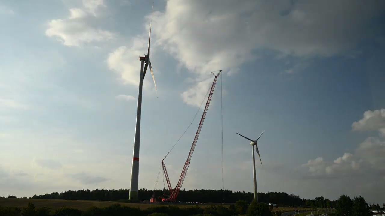 Aufbau Windrad 18 - YouTube