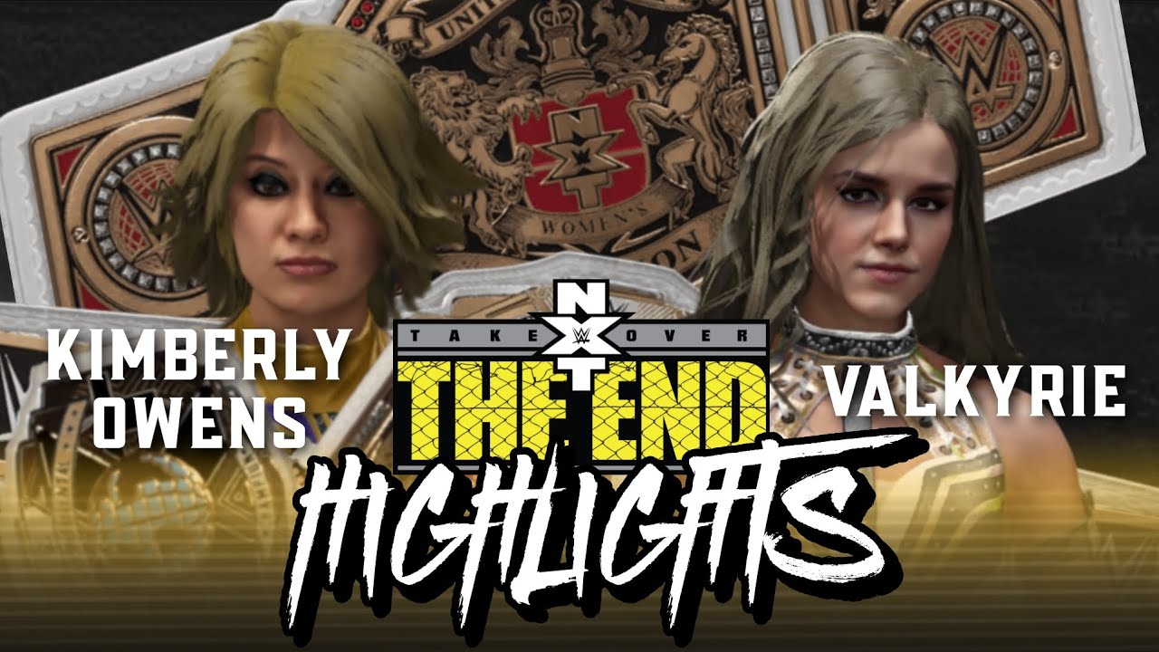 Kimberly Owensvs VS Valkyrie HIGHLIGHTS | NXT TAKEOVER THE END ...
