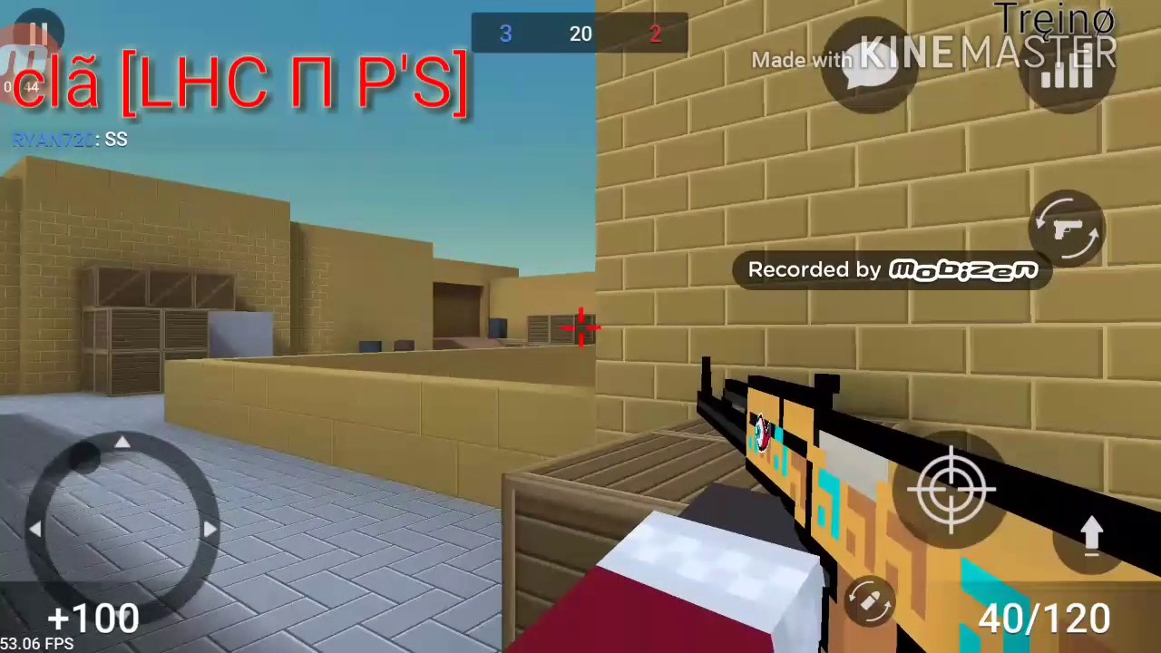 Treinando com o clã / block strike - YouTube