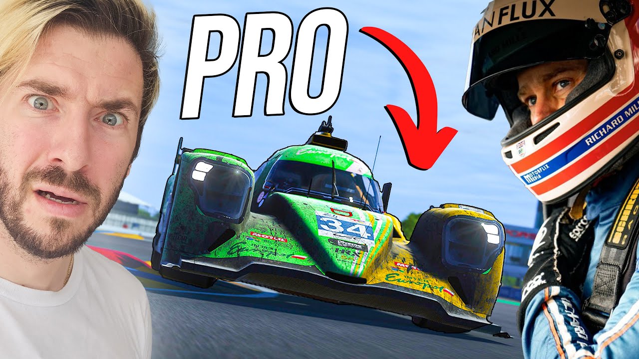 Can A PRO Racing Driver BEAT Me on My Own Sim? - YouTube