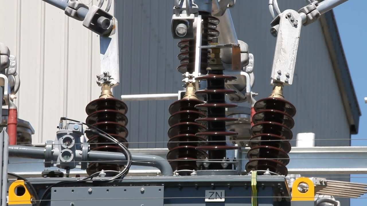 Willesden National Grid 275kV substation - YouTube