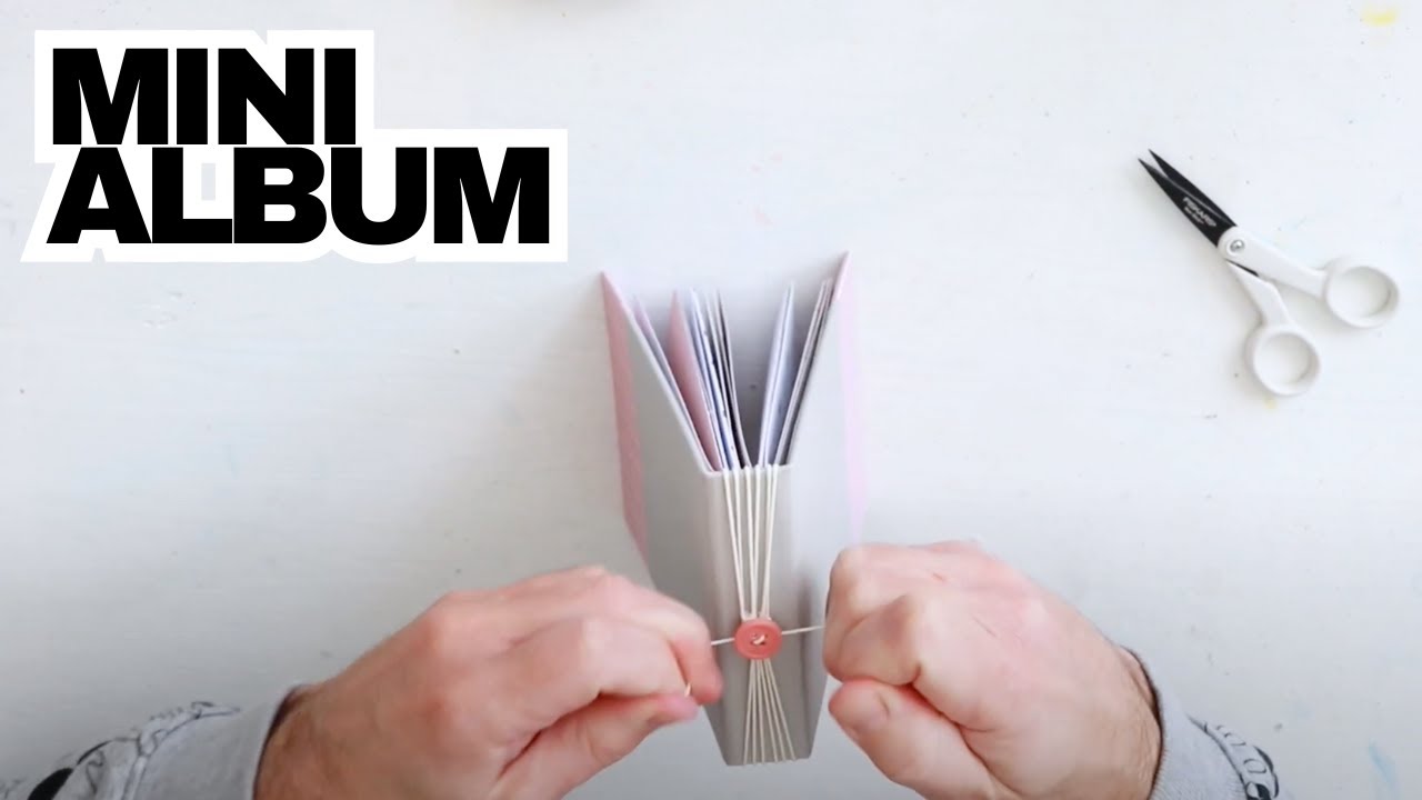 Scrapbooking ｜Mini album Cute Basics - YouTube