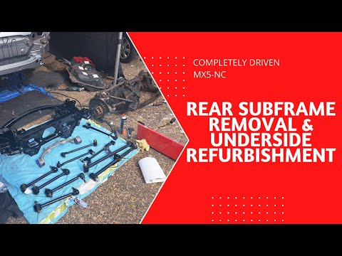 Mazda MX5/Miata NC Mk3.5 - Episode 11 - Rear subframe removal ...