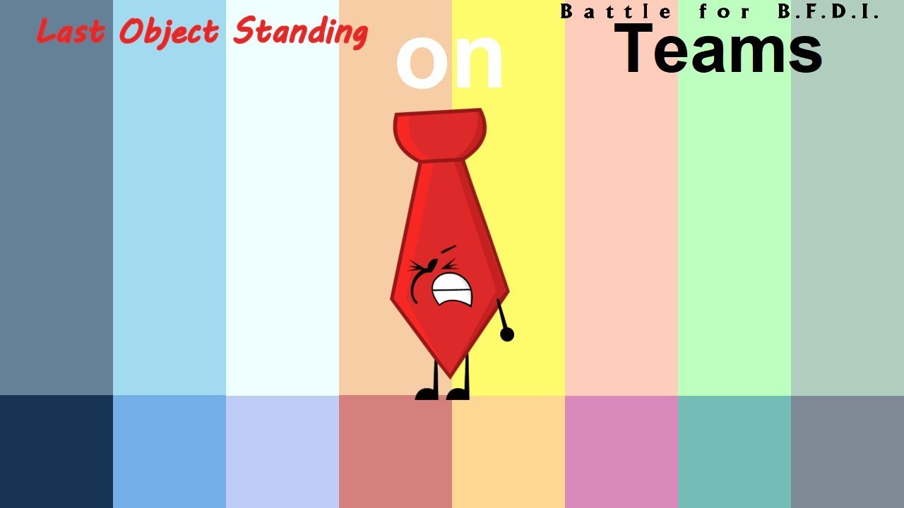 If Last Object Standing Characters were on BFB Teams - YouTube