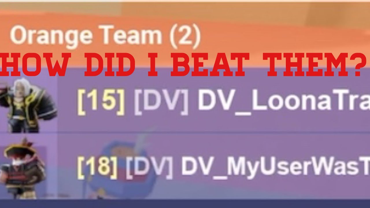 How I beat DV clan.. - Roblox Bedwars - YouTube