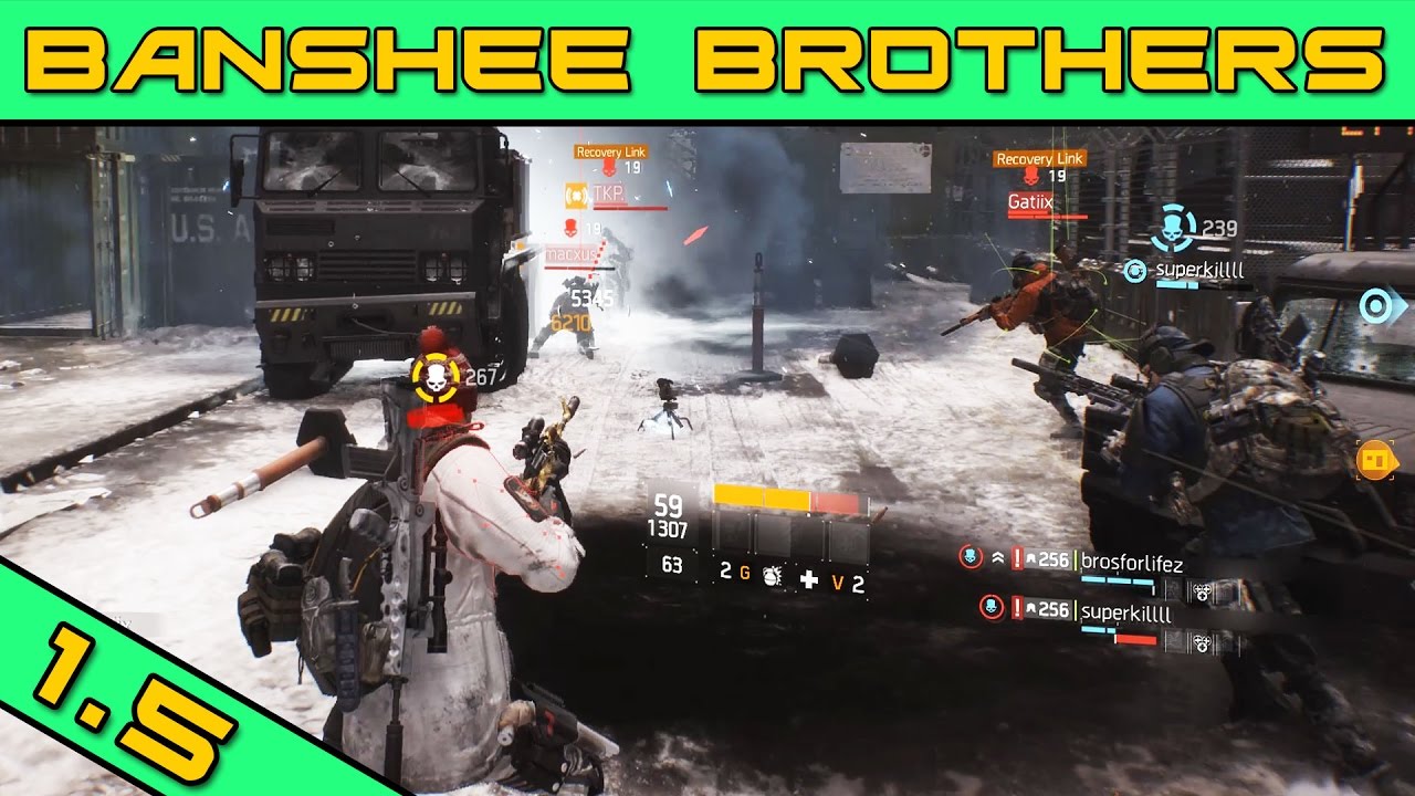 Banshee Brothers Destroying The Dark Zone | The Division 1.5 - YouTube