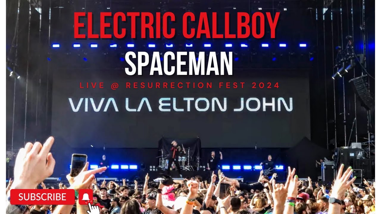 Electric Callboy - Spaceman - Ressurection Fest 2024 - Day #4 - YouTube