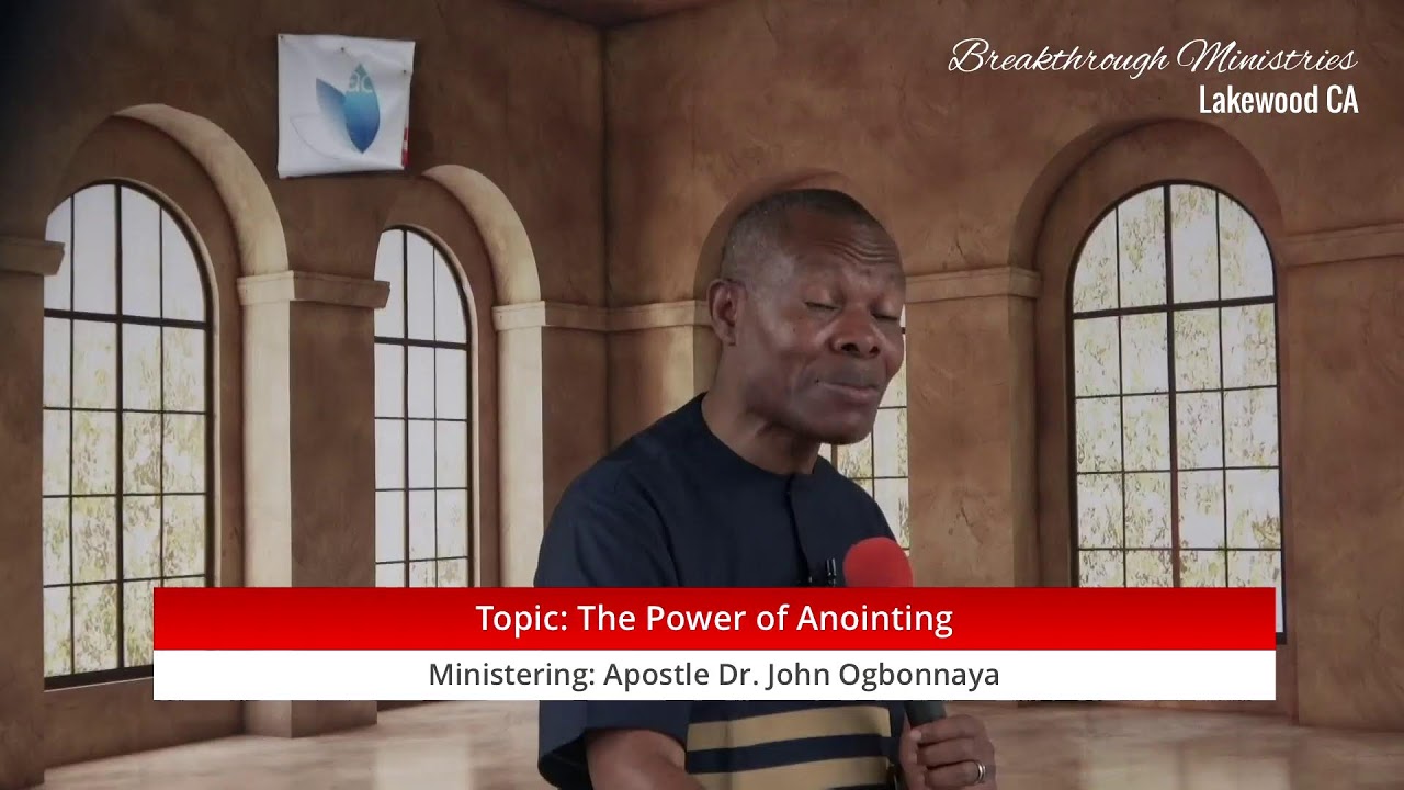 Topic: The Power of Anointing - YouTube