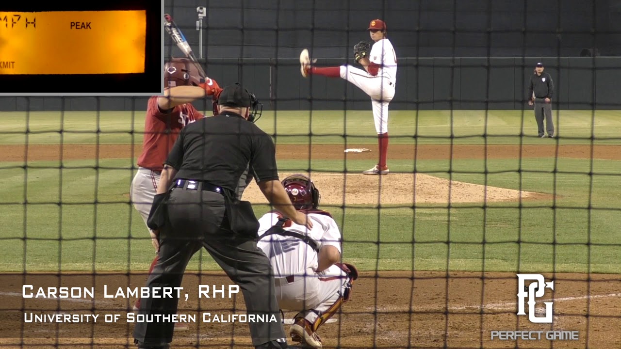 Carson Lambert Prospect Video, RHP, University of Southern California ...