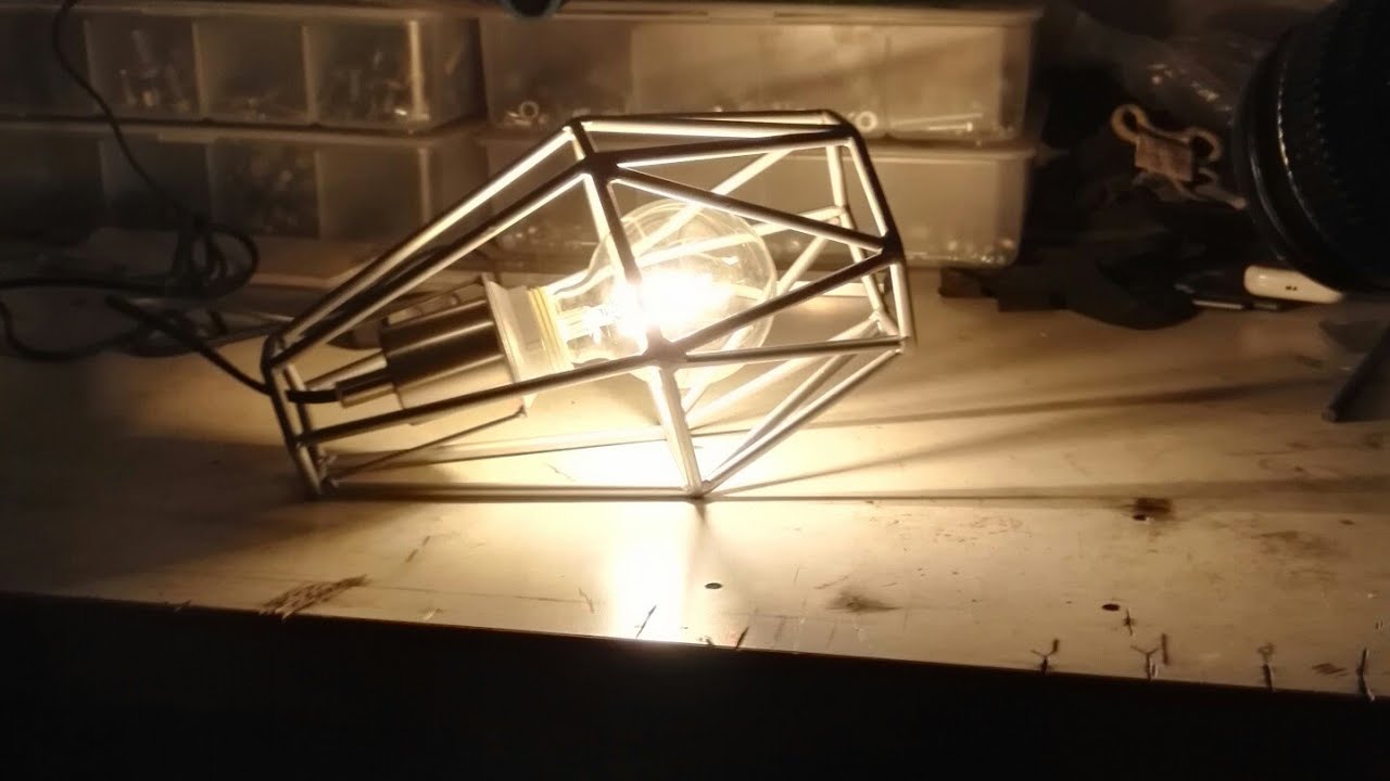 DIY diamond lamp. - YouTube