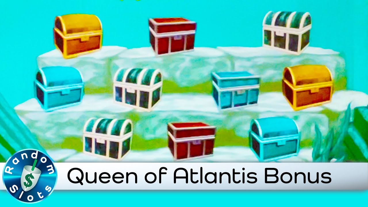 Queen of Atlantis Slot Machine Bonus - YouTube