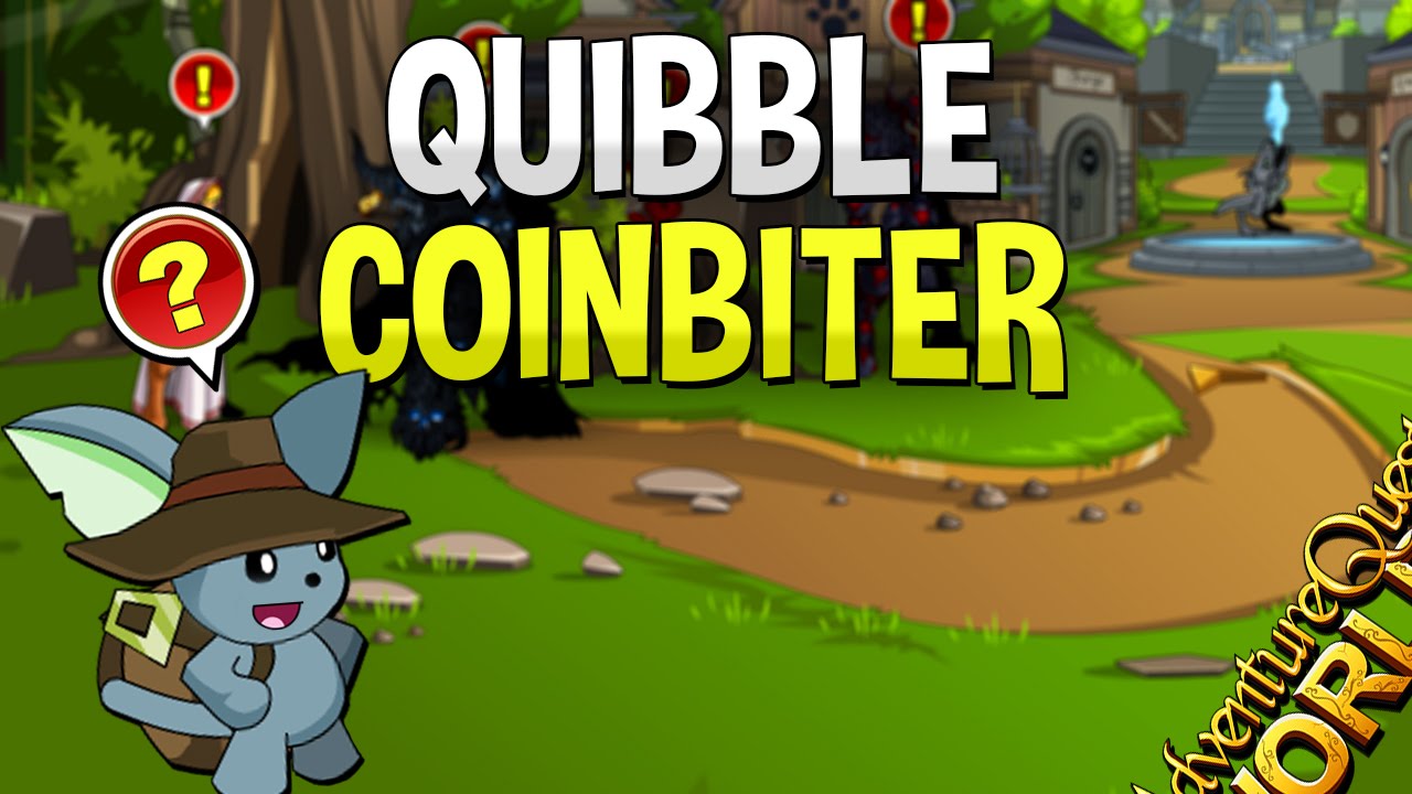 Quibble Coinbiter Shop AQW Easter 2016 - YouTube
