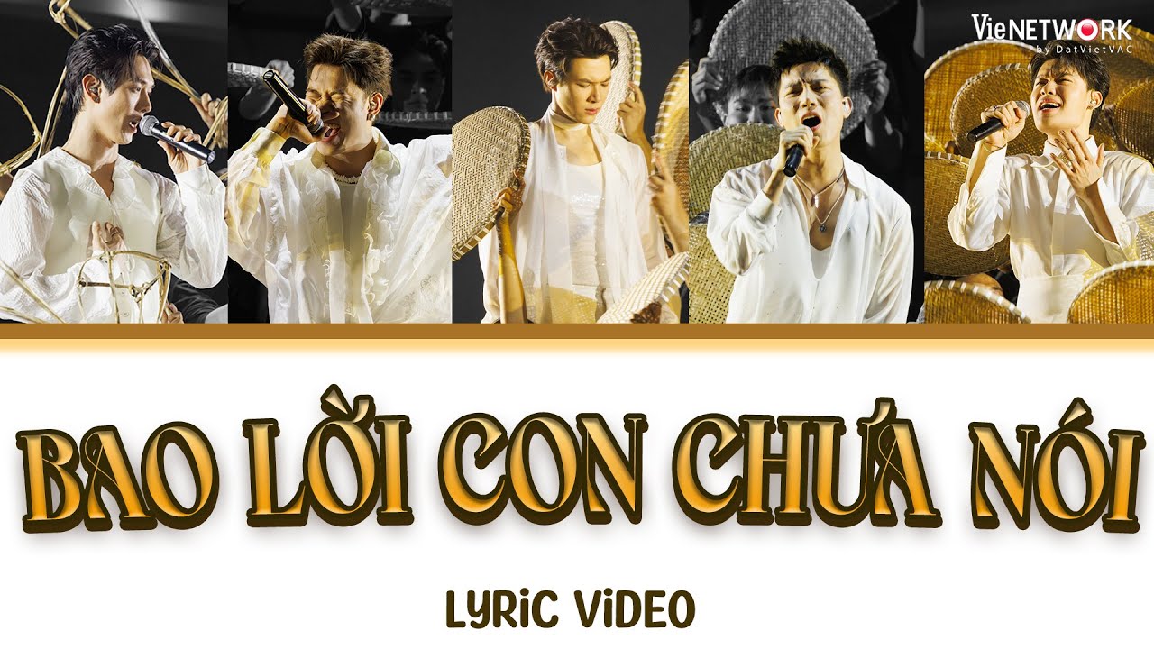 BAO LỜI CON CHƯA NÓI - LYRICS (ATUS, Song Luân, Quang Trung, Dương ...