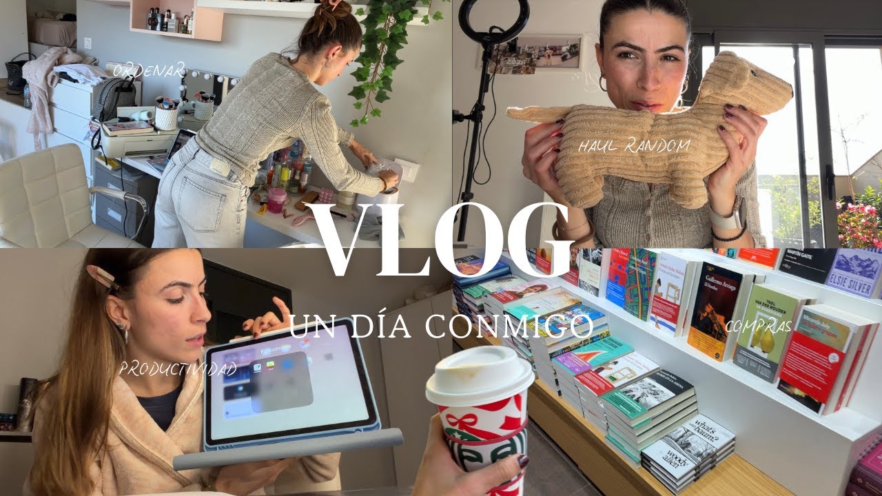 VLOG | Me voy al centro comercial, haul random, productividad ...