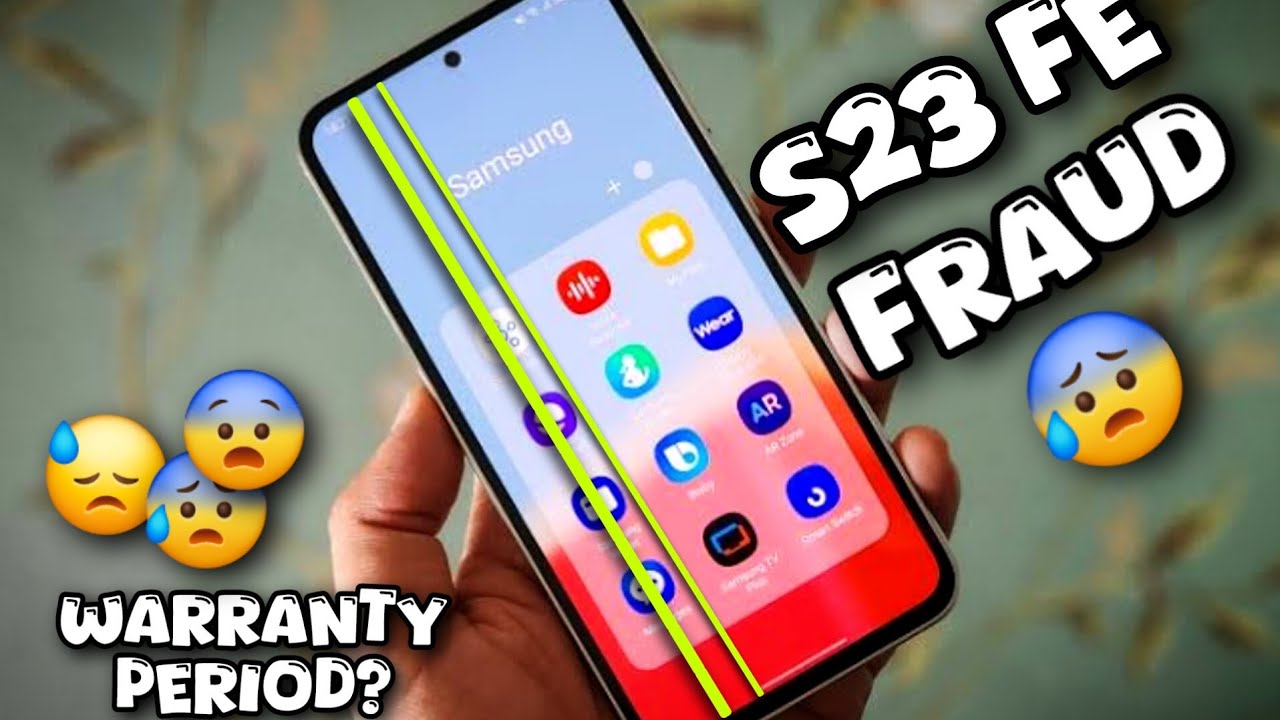 Samsung's S23 Fe Fraud😨 - SamsungIndia Please Help him - YouTube