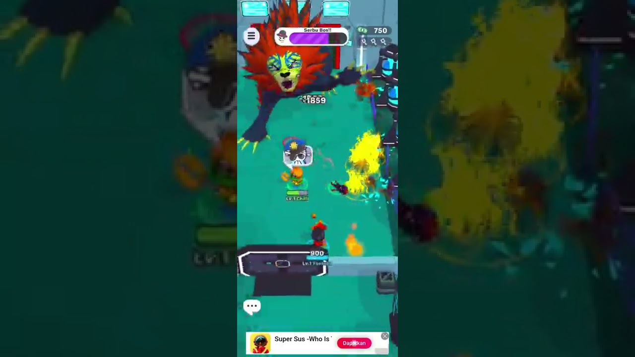 Smash Party - Hero Action Game Aplikasi Final Boss Stage 8-10 - YouTube