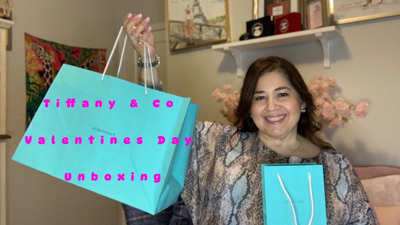 Valentines Day gifts unboxing | Tiffany jewelry | Surprise gift # ...