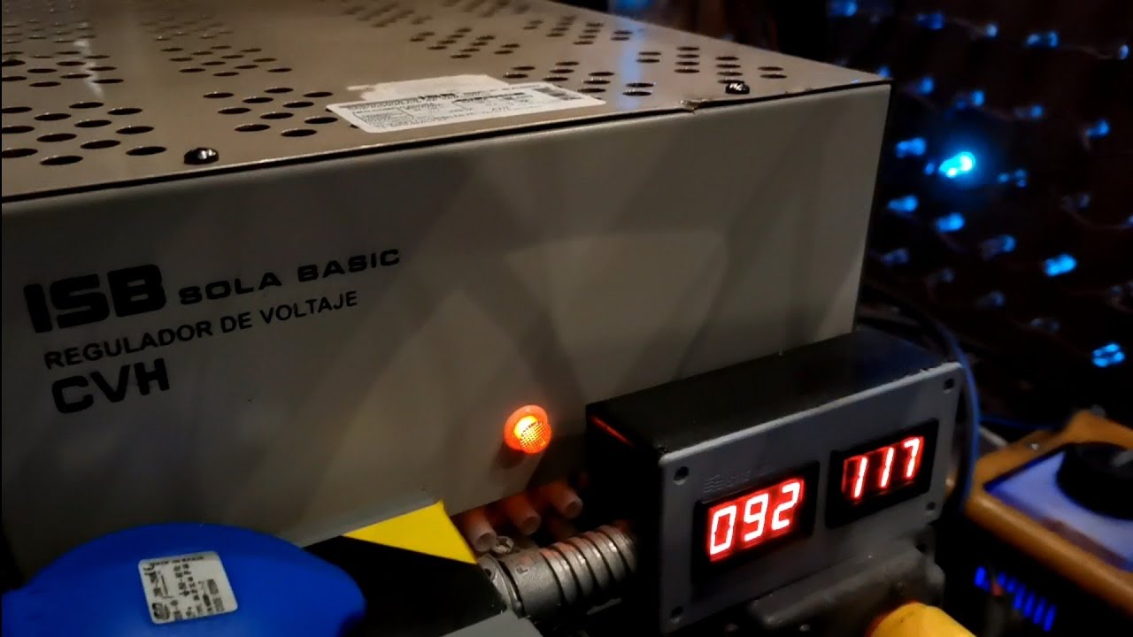 Regulador Ferro resonante Sola Basic CVH 3000 - YouTube