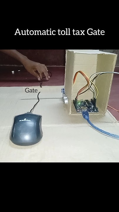 automatic toll gate system ... #arduino #sensor #dry #diy #shorts # ...
