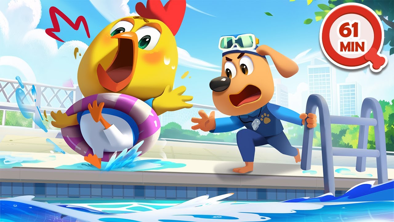 🏊‍♀️🤿 Labrador hướng dẫn an toàn khi đi bơi 🚨 👮 Cảnh sát trưởng ...