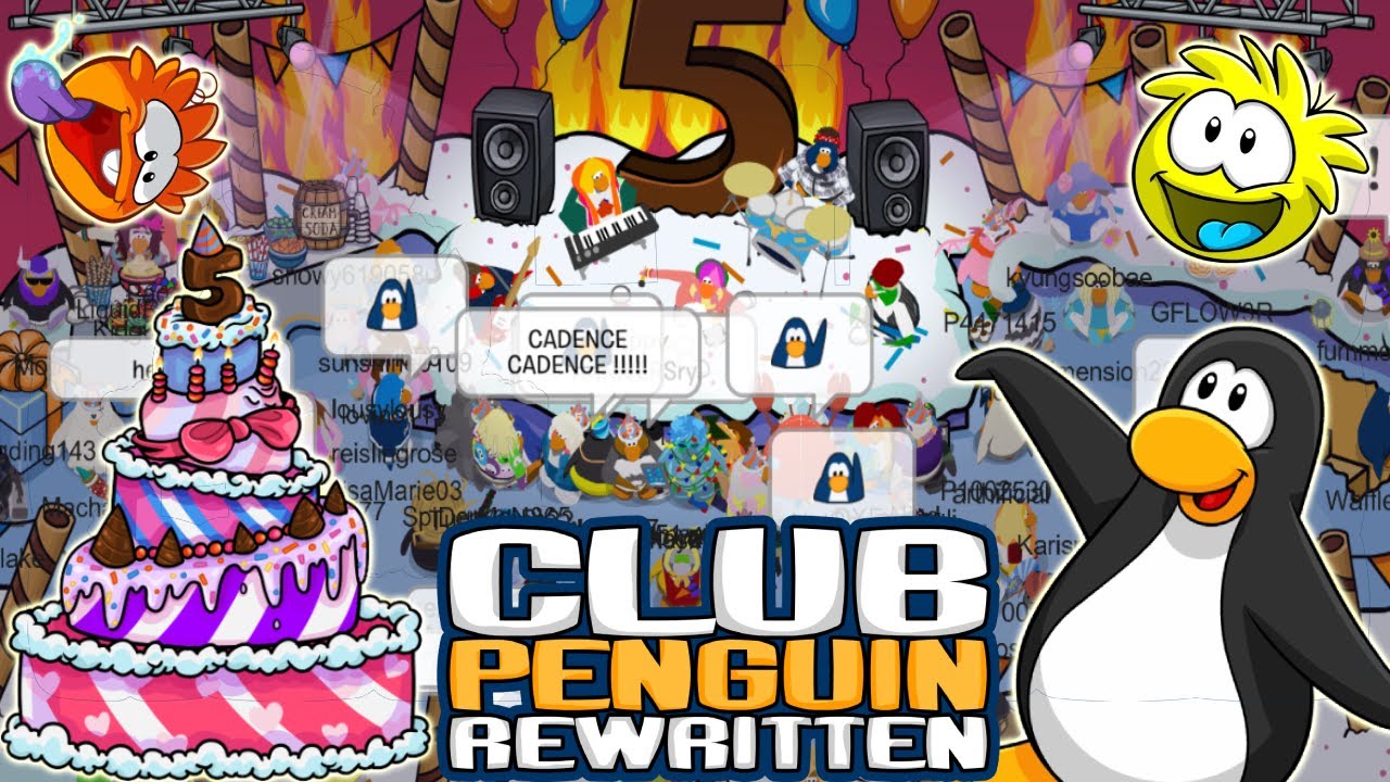 CLUB PENGUIN REWRITTEN: 5th Anniversary Concert & Showcase! - YouTube