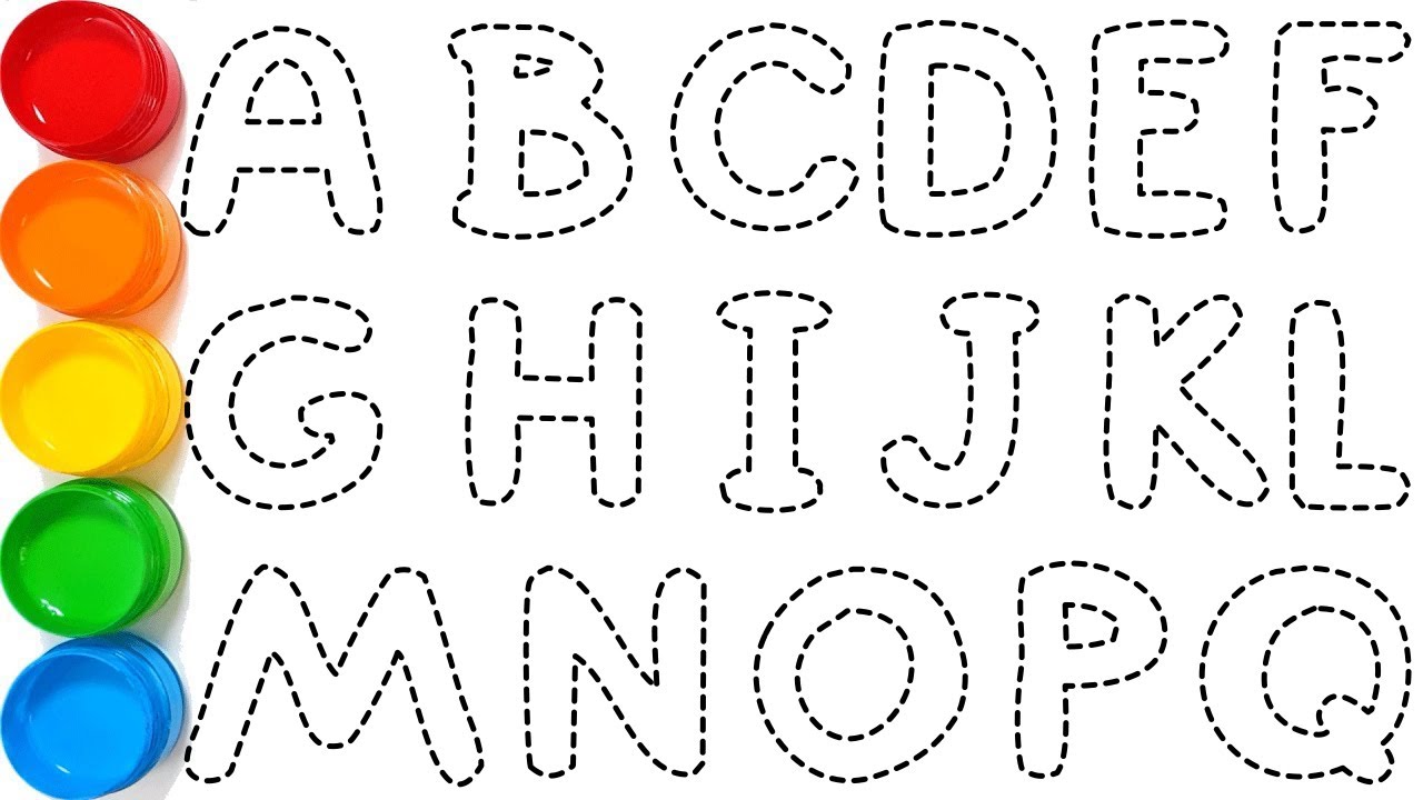 Phonics Song | Draw and Paint Alphabet A to Z for kids | Easy Step by ...