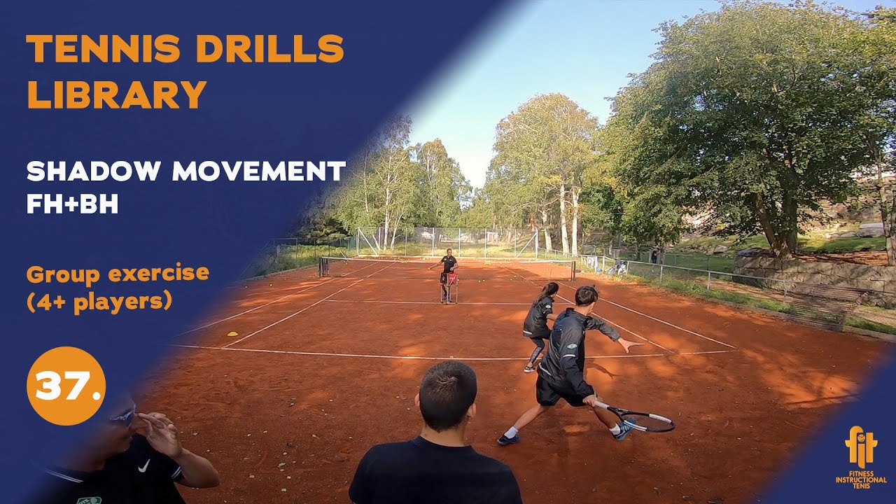 GROUP DRILLS - SHADOW MOVEMENT FH+BH - YouTube