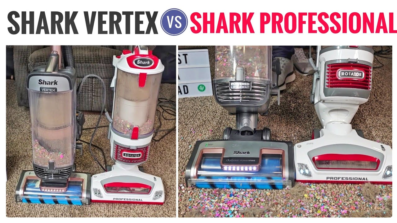 Shark Rotator vs Shark Vertex Vacuum Cleaner Comparison - YouTube