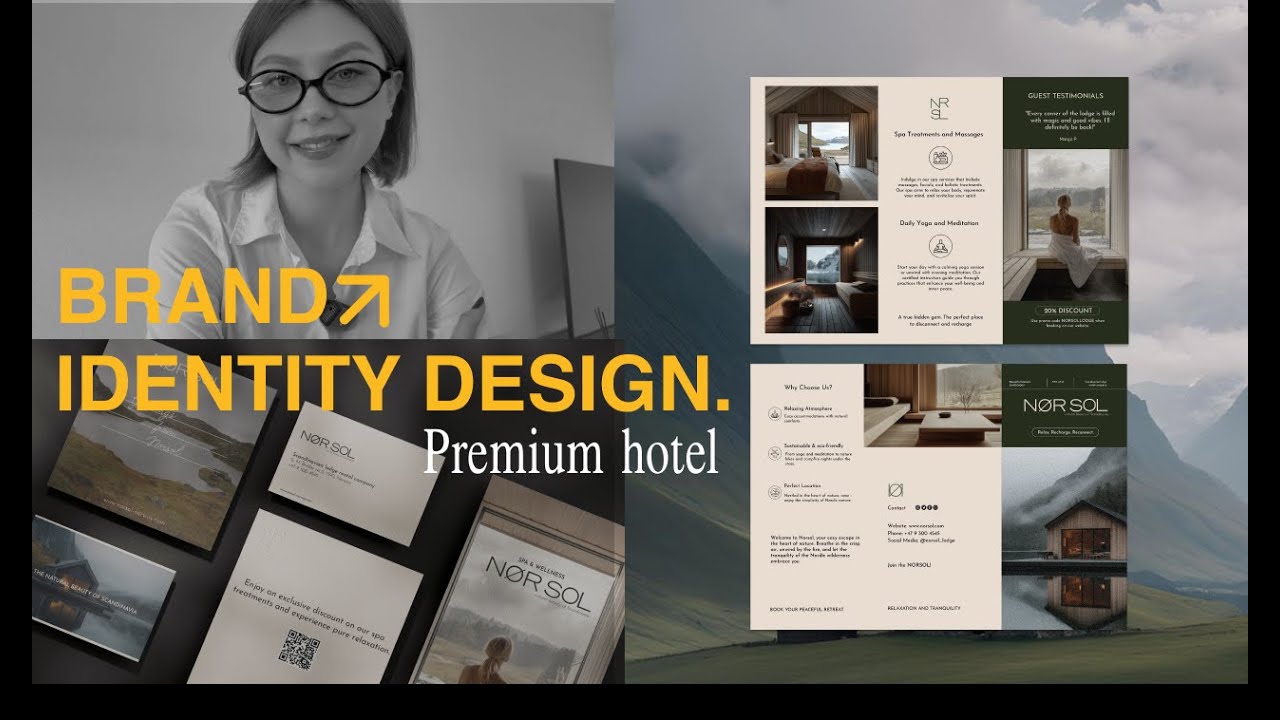 Designing Brand Identity for a Premium Hotel / Accommodations | Design ...