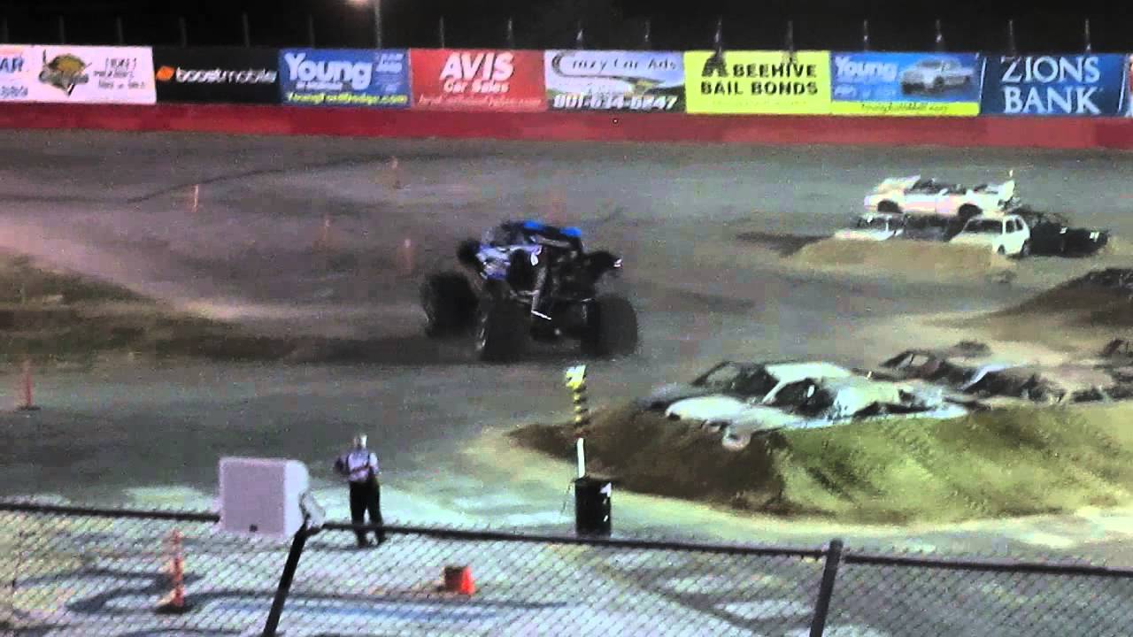 Bigfoot vs Knucklehead Monster truck finals at Rocky Mountain Raceway ...