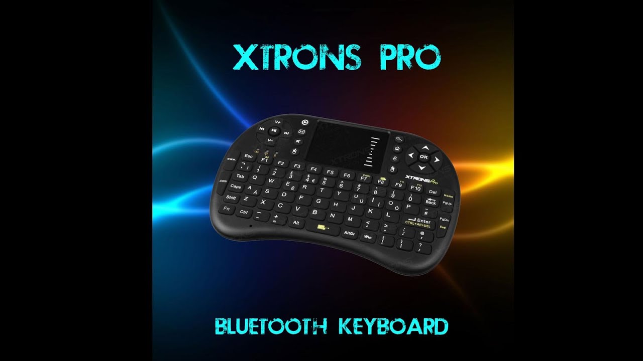 XTRONS Pro Bluetooth Keyboard REVIEW - YouTube