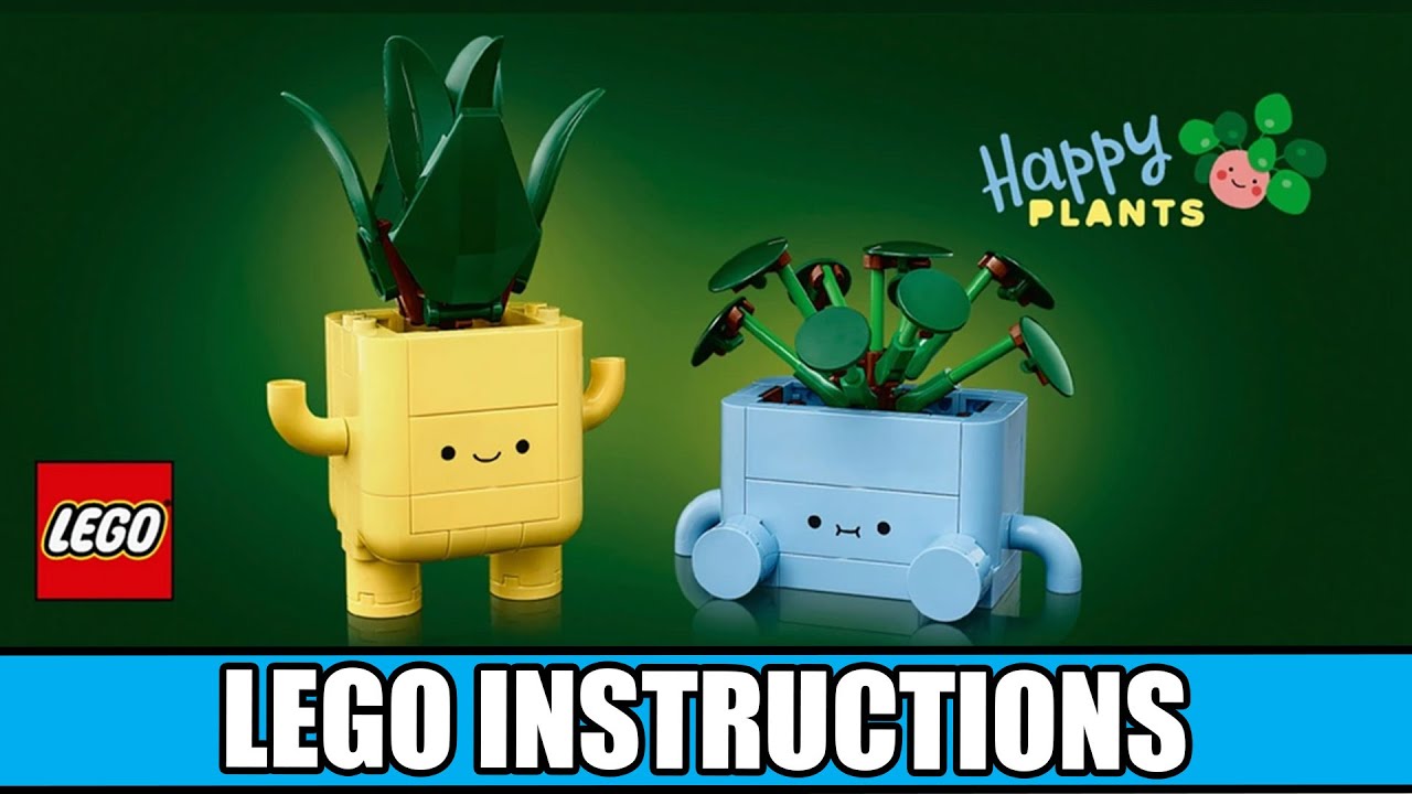 LEGO Instructions - Botanicals - 10349 - Happy Plants - Botanical ...