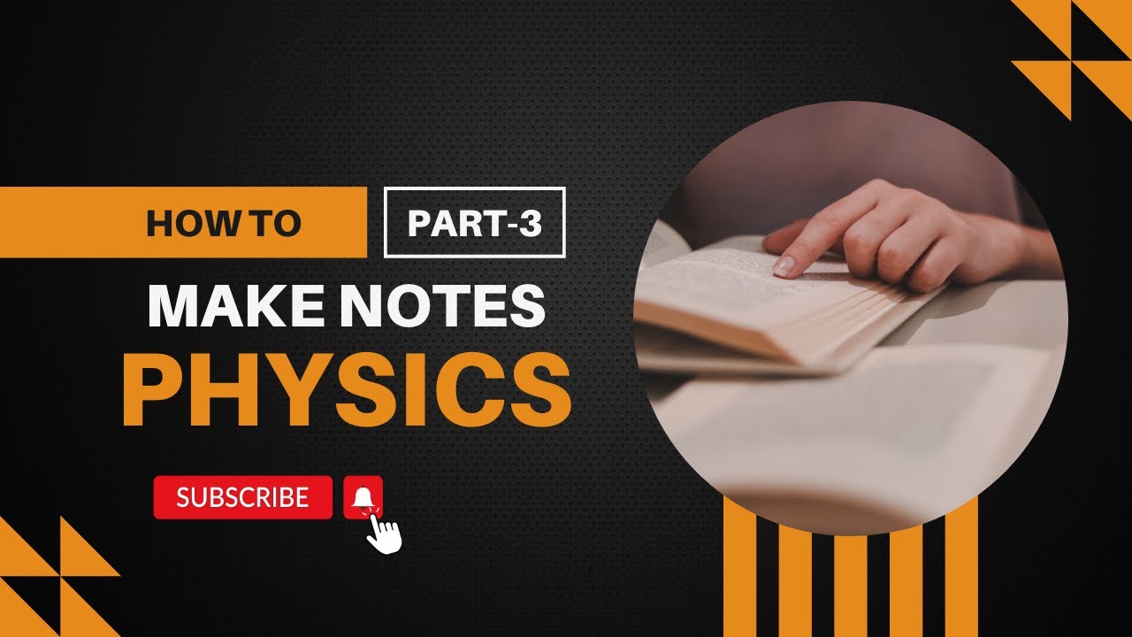how to make physics short notes - YouTube