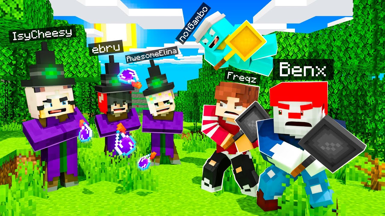 GAMBO UND @benx KÄMPFEN GEGEN DEN GEHEIMEN HEXEN CLAN - Minecraft ...